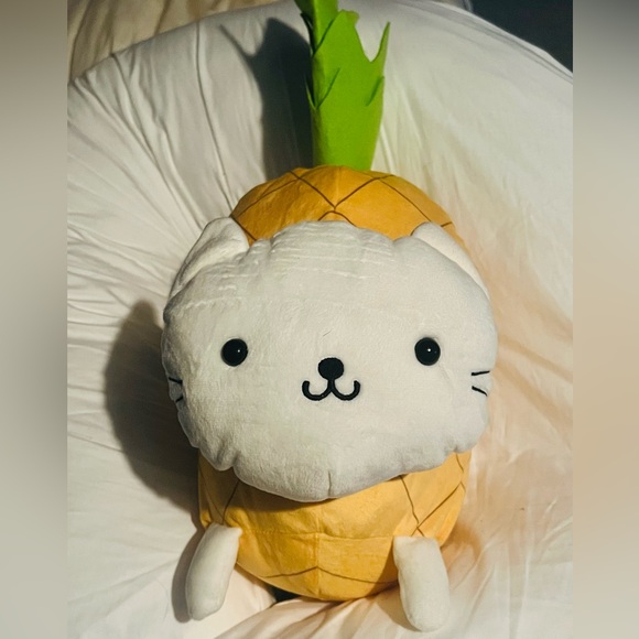 Toys | Nyan Nyan Nyanko Market Pineapple Cat Japanese Soft Plushie ...